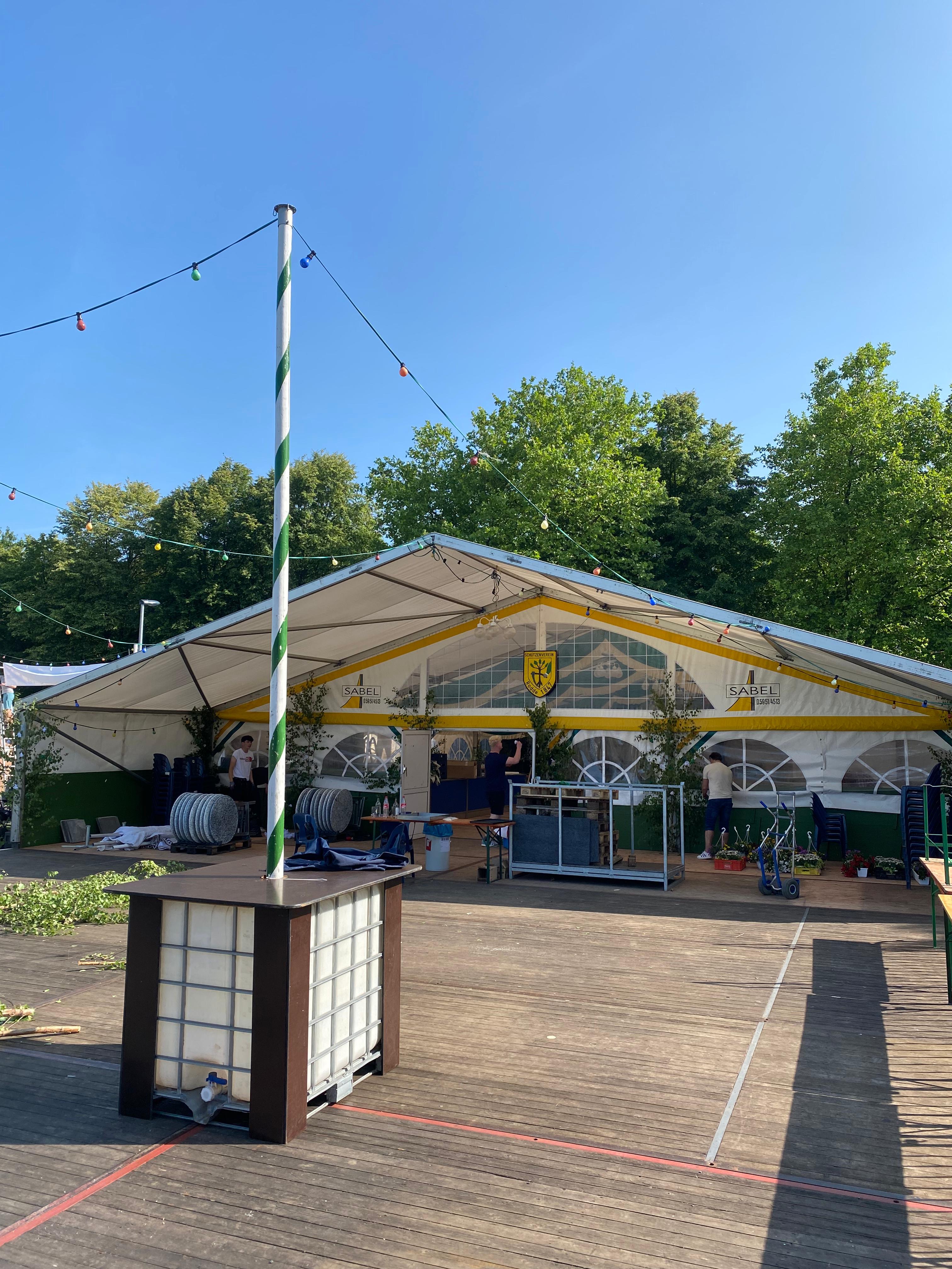 Schützenverein Rodde Aufbau Festplatz 2025